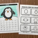 Editable Directed Drawing Calendar 2025 2026 - Simply Kinder