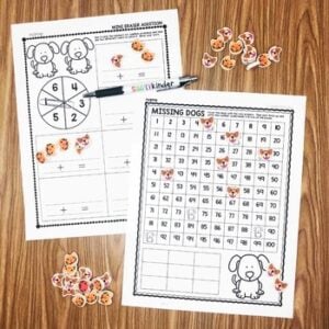 Dog Mini Eraser Activities - Simply Kinder