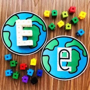 Earth Alphabet Snap Block Center - Simply Kinder