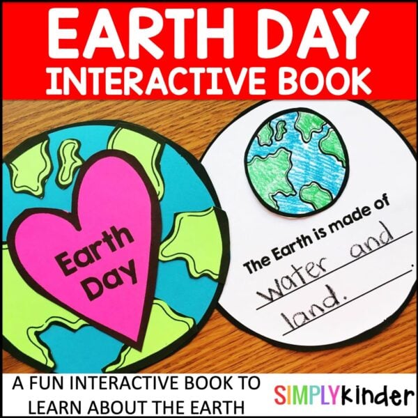 Earth Day Activities Kindergarten, Interactive Book, Earth Day Craft ...