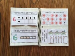 Easy Numbers Interactive Notebook - Simply Kinder