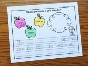 Fall Opinion Writing - Simply Kinder