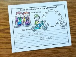 Fall Opinion Writing - Simply Kinder