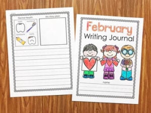 February Writing Journals - Simply Kinder