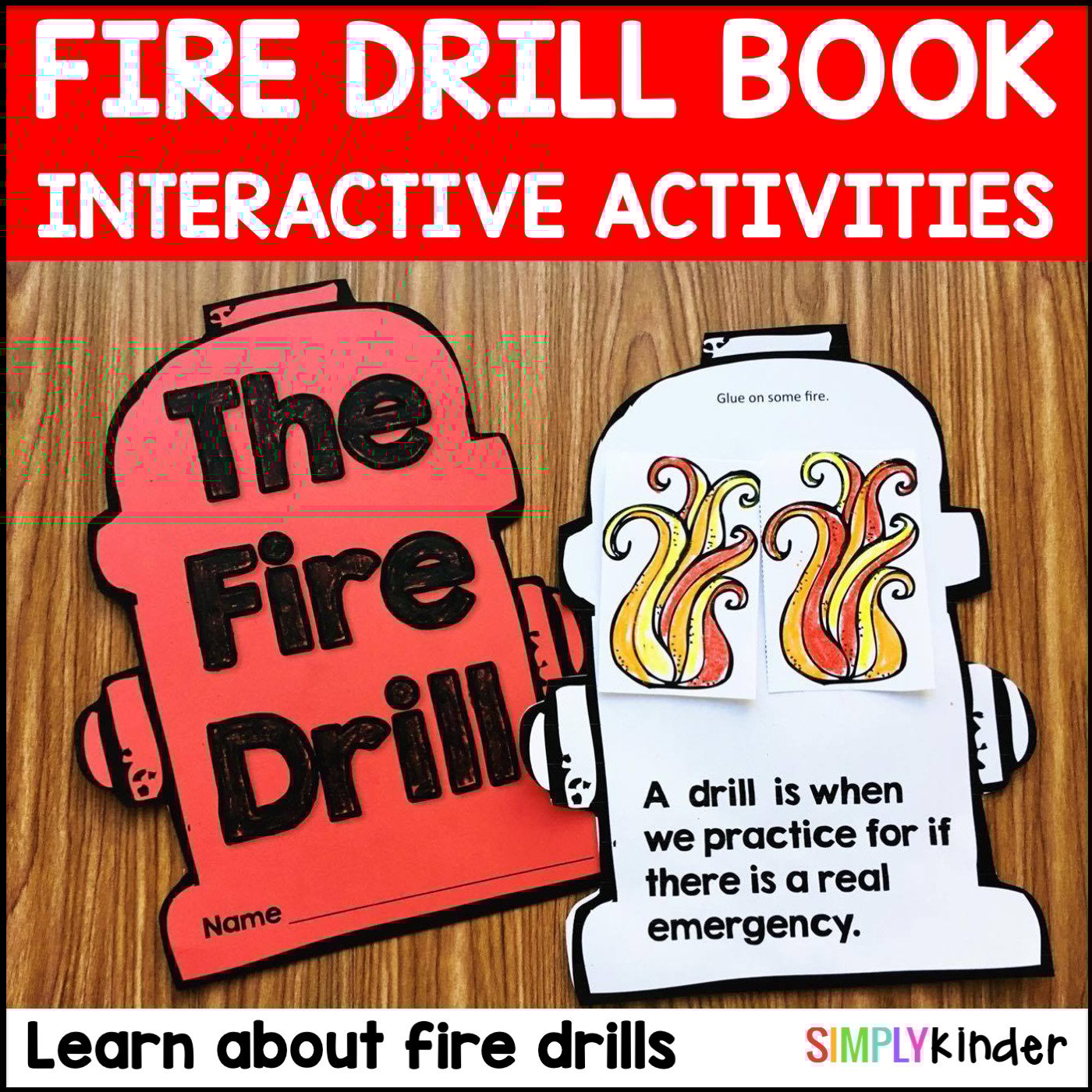 Fire Drill Book for Kindergarten and First Fire Drill Book for Fire ...