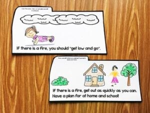 Fire Safety Week Craft Booklet for Fire Prevention Week, Fire Safety ...