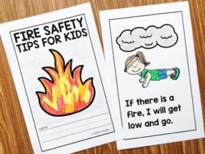 Fire Safety Week Booklet or Nonfiction Readers, Fire Prevention Week ...