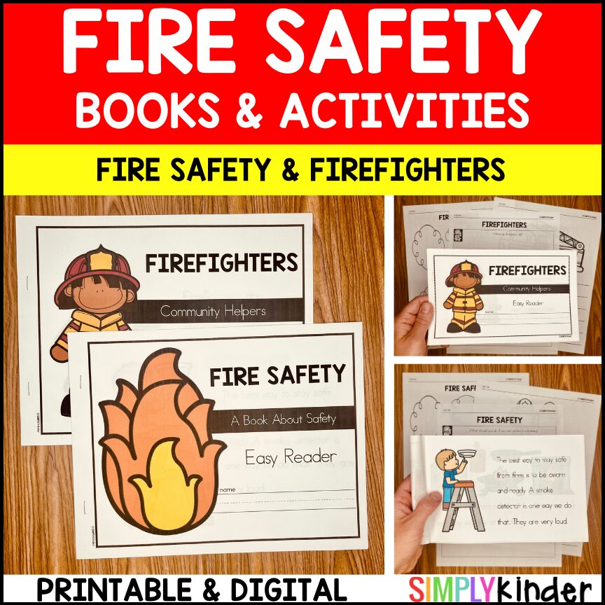 Fire Safety Free Printable - Simply Kinder