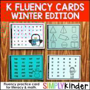 Fluency Fast - Winter - Simply Kinder