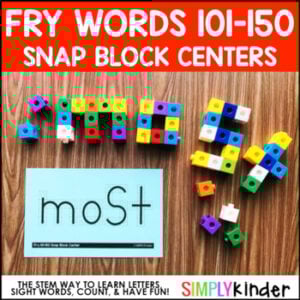 Fry 101-150 Snap Block Center - Simply Kinder