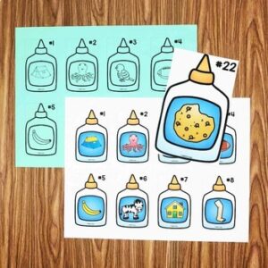 Glue First Sound Center - Kindergarten Center - Simply Centers - Simply ...