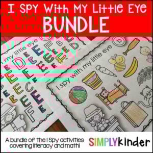 I Spy Bundle of Literacy & Math - Simply Kinder