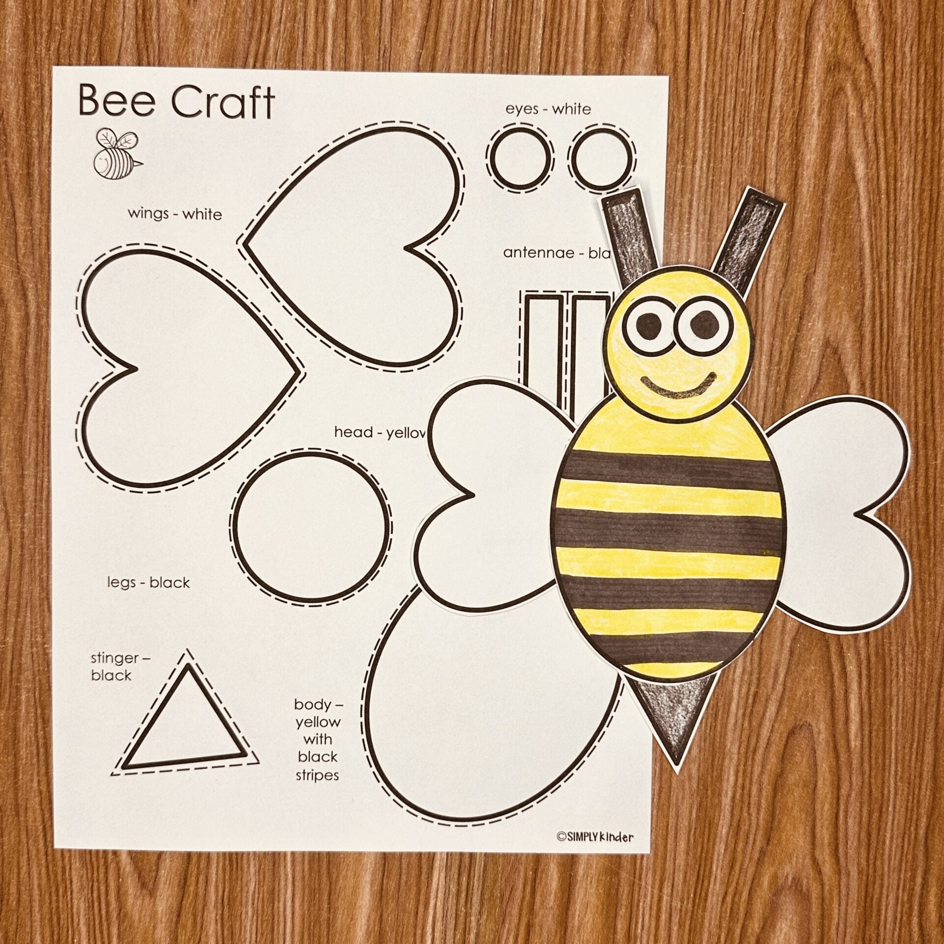 Bug and Insects Mini Crafts, Spring Bulletin Board - Simply Kinder