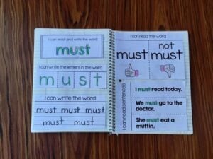 Interactive Sight Word Notebooks - Fry 151-200 - Simply Kinder