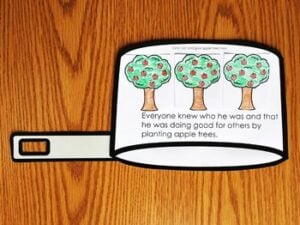 Johnny Appleseed Interactive Book with Craft Cover - Simply Kinder