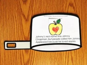 Johnny Appleseed Interactive Book with Craft Cover - Simply Kinder