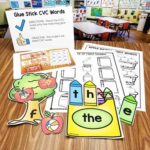 Kindergarten Literacy Centers-Themed Fall, Winter, Spring, Summer ...
