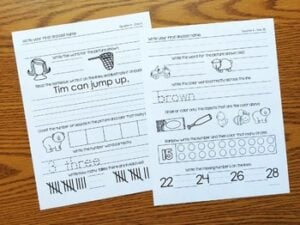 Kindergarten Morning Work - Fourth Quarter Morning Work, Classwork, or ...