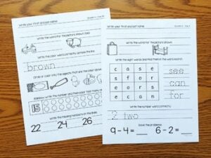Kindergarten Morning Work - Fourth Quarter Morning Work, Classwork, or ...