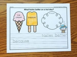Kindergarten Opinion Writing Bundle - Simply Kinder