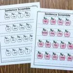 Kindergarten Sentence Practice - Simply Kinder