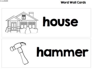 Kindergarten Word Wall Vocabulary - Simply Kinder
