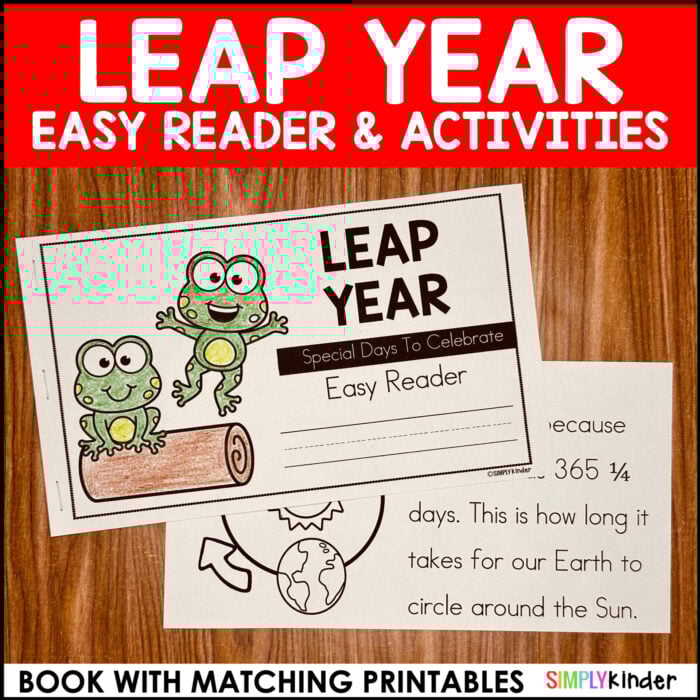 Leap Year 2024, Leap Day Reading Activities for Kindergarten and First ...