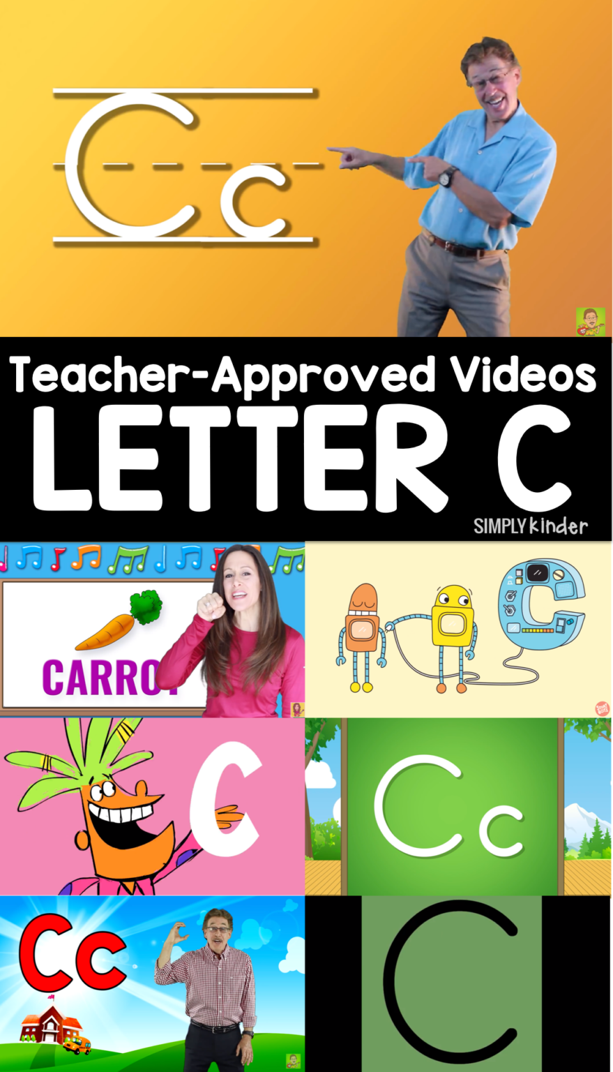 Teacher-Approved Videos Letter C - Simply Kinder