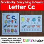 Letter C | Alphabet Printables and Centers - Simply Kinder