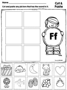 Letter F | Alphabet Printables and Centers - Simply Kinder
