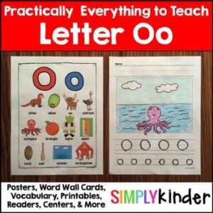 Letter O | Alphabet Printables and Centers - Simply Kinder