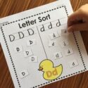 Letter Sorts - Alphabet Cut and Paste - Simply Kinder