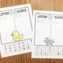 Letter Sorts - Alphabet Cut and Paste - Simply Kinder