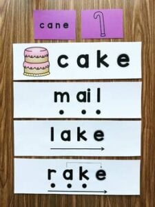 Long A Blending Cards - Simply Kinder