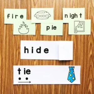 Long I Blending Cards - Simply Kinder