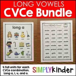 Long Vowels - Simply Kinder