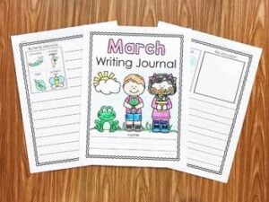March Journals First Grade