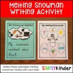 Melted Snowman Writing Activity - Simply Kinder