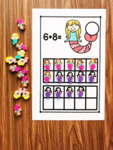 Mermaid Mini Eraser Activities - Simply Kinder