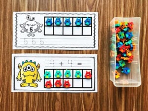 Monster Mini Eraser Activities - Simply Kinder