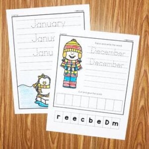 Months of the Year Printables - Simply Kinder