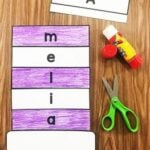 Name Pattern Hats (Editable Name Craft) - Simply Kinder