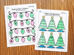 No Prep Winter Activities Kindergarten - Simply Kinder