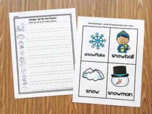 No Prep Winter Activities Kindergarten - Simply Kinder