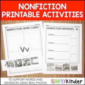 Nonfiction Alphabet Printables - Simply Kinder