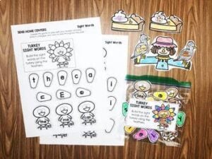 November Send Home Centers - Simply Kinder