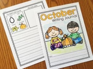 October Writing Journals - Simply Kinder