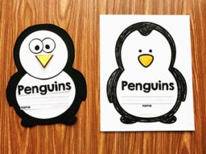 Penguins Kindergarten Activity Book - Simply Kinder
