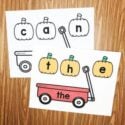 Picking Pumpkins Sight Word Center - Kindergarten Center - Simply ...