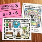 Pirate Math Fact Fluency - Simply Kinder